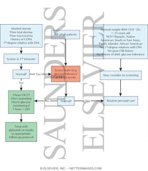 Screening Algorithm for Gestational Diabetes